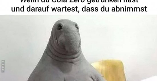 Wenn du Cola Zero getrunken hast und darauf wartest, dass.. - DEBESTE.de