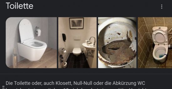 Die Toilette oder, auch Klosett, Null-Null oder die Abkürzung WC ...