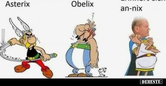 Asterix - Obelix - Erinnert-sich an-nix - DEBESTE.de