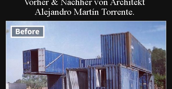 Vorher & Nachher von Architekt Alejandro Martín Torrente. - DEBESTE.de