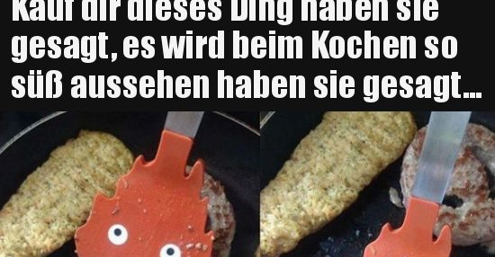 Kauf dir dieses Ding haben sie gesagt, es wird beim Kochen.. | Lustige ...