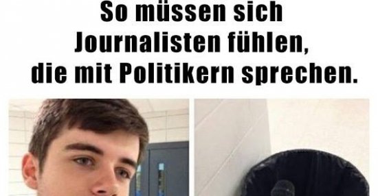 So müssen sich Journalisten fühlen, die mit Politikern sprechen ...