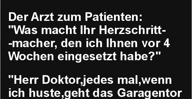 Der Arzt zum Patienten.. | Lustige Bilder, Sprüche, Witze, echt lustig