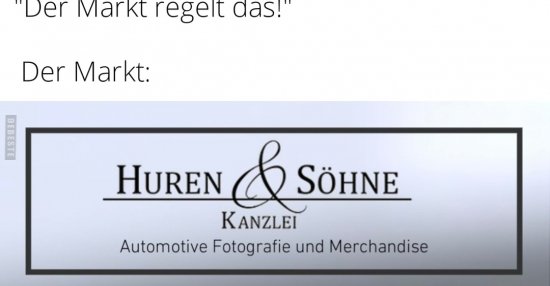 Der Markt regelt das! Der Markt: - DEBESTE.de