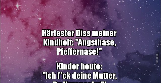 Härtester Diss meiner Kindheit: "Angsthase.." | Lustige Bilder, Sprüche ...