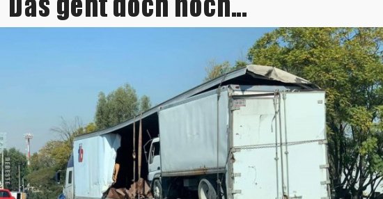 Das geht doch noch... | Lustige Bilder, Sprüche, Witze, echt lustig
