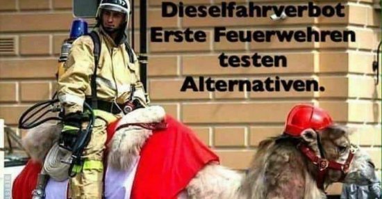 Dieselfahrverbot Erste Feuerwehren testen Alternativen. | Lustige ...