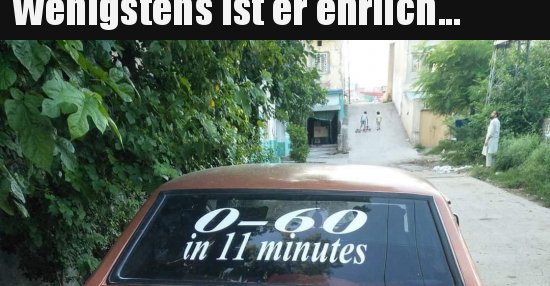 Wenigstens ist er ehrlich... - DEBESTE.de