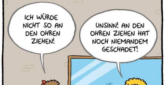 Ich würde nicht so an den Ohren ziehen!.. | Lustige Bilder, Sprüche ...
