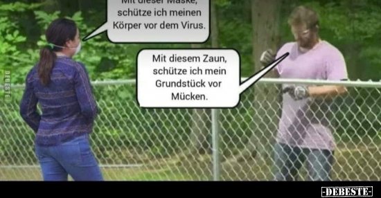 Mit dieser Maske, schütze ich meinen Körper vor dem.. | Lustige Bilder ...