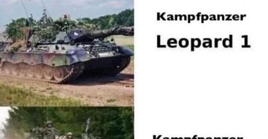 Kampfpanzer Leopard 1 - Kampfpanzer Leopard 2 - Mampfpanzer Leopard 3 - DEBESTE.de