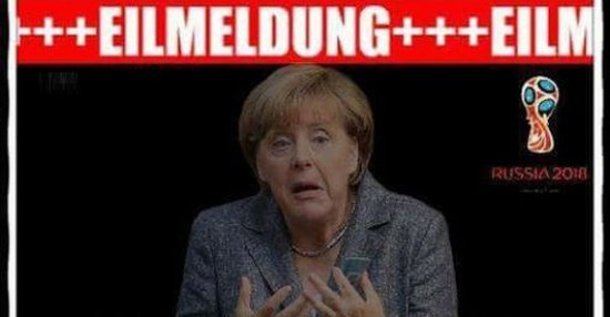 Angela Merkel wird keines der WM-Spiele in Russland besuchen ...