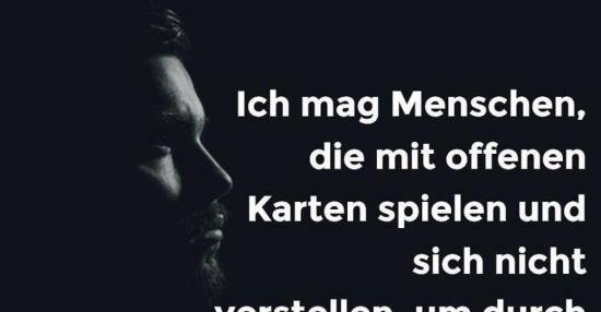 Ich mag Menschen, die mit offenen Karten spielen.. | Lustige Bilder ...