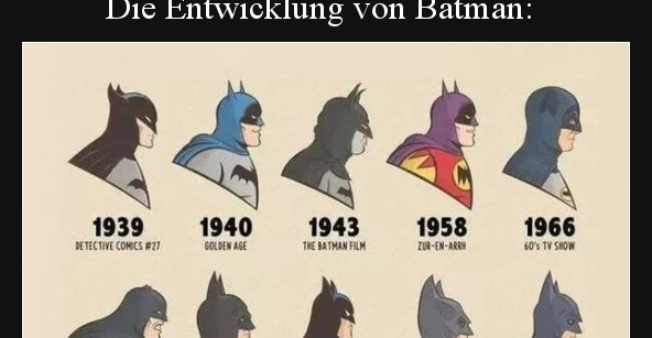 Die Entwicklung von Batman: - DEBESTE.de