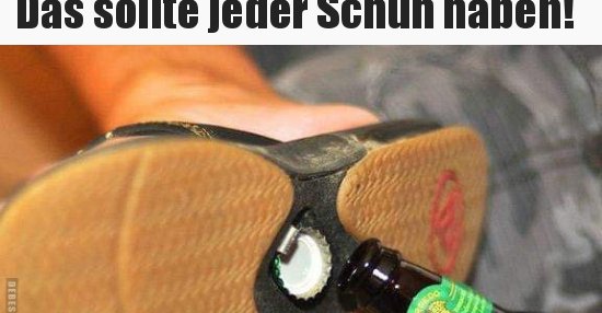 Das sollte jeder Schuh haben!.. | Lustige Bilder, Sprüche, Witze, echt ...
