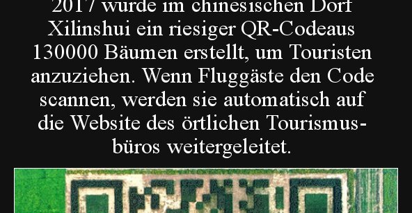 2017 wurde im chinesischen Dorf Xilinshui ein riesiger.. - DEBESTE.de