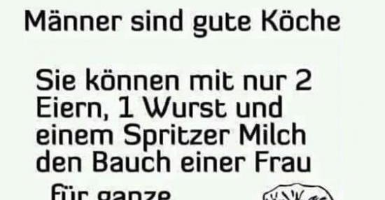Männer sind gute Köche.. | Lustige Bilder, Sprüche, Witze, echt lustig