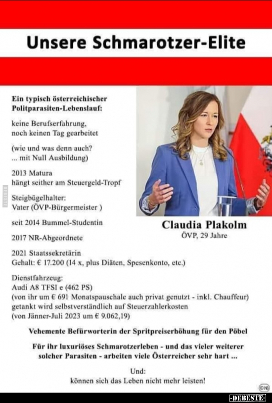 Unsere Schmarotzer-Elite - DEBESTE.de