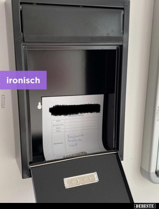 ironisch - DEBESTE.de