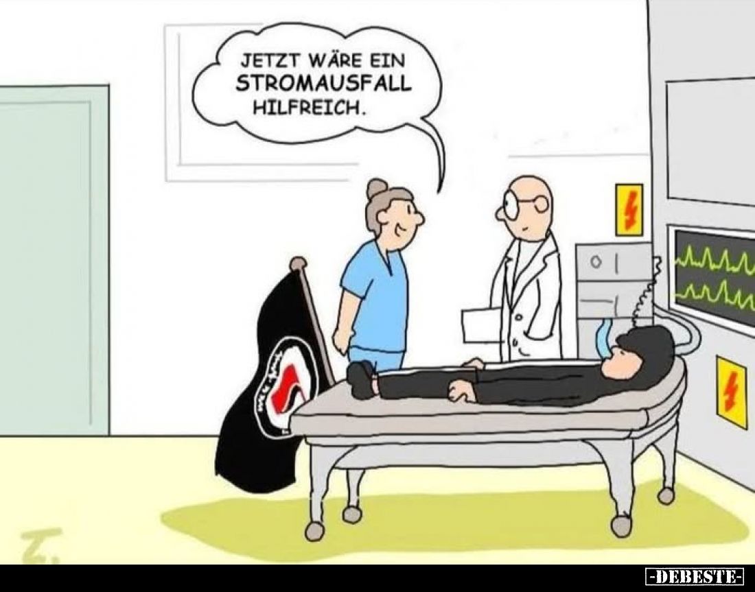 Jetzt wäre ein Stromausfall hilfreich. - DEBESTE.de